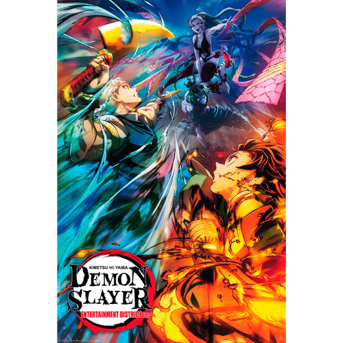 Demon Slayer Film Key Art 61 x 91.5cm (24 x 36 inches) Poster | GB eye ...